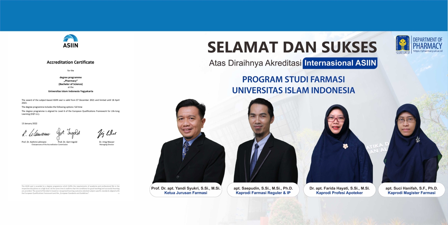 Jurusan Farmasi Fakultas Matematika dan Ilmu Pengetahuan Alam UII