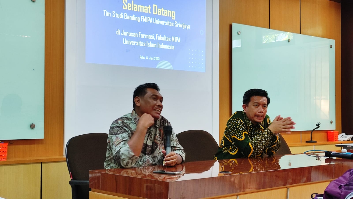 Kunjungan Benchmark Farmasi UNSRI ke Farmasi UII - Jurusan Farmasi