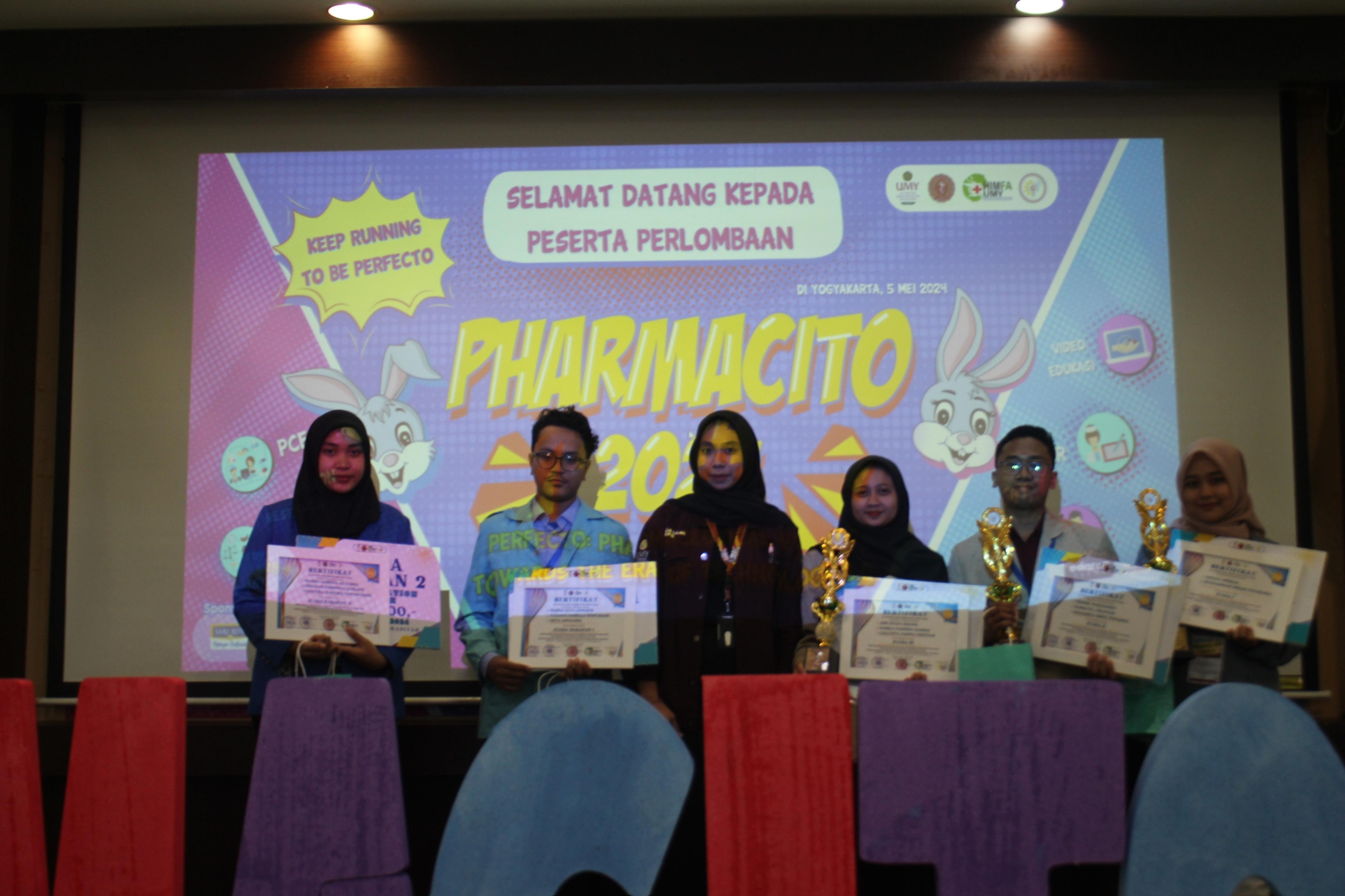 Juara Harapan II Drug Innovation Research - Jurusan Farmasi